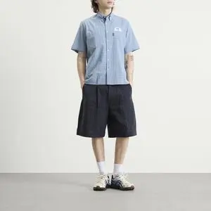 NO PROBLEMO Alien-o Print Check Shirt