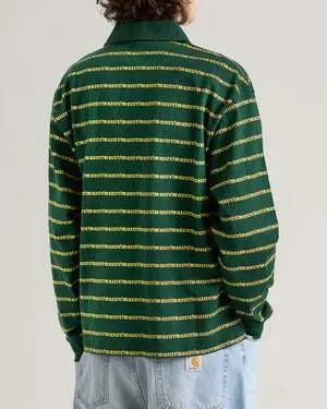 ICECREAM Running Dog Striped Rugby Shirt