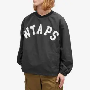 WTAPS 03 Logo Applique Pullover Track Top Sweatshirt