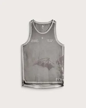 REPRESENT 247 Represent X Avenged Sevenfold Death Bat Singlet - Grey