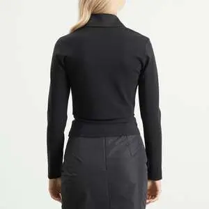 JIL SANDER Zip Up Jacket With Ribbed Collar