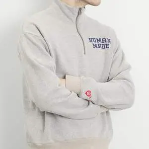 HUMAN MADE Half-zip Sweatshirt