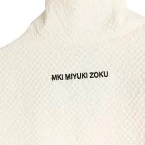 MKI MIYUKI ZOKU Seersucker Quarter Zip Sweatshirt