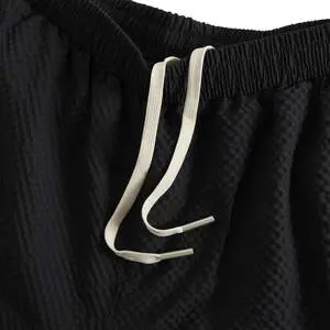 MKI MIYUKI ZOKU Presented Seersucker Wide Leg Trousers