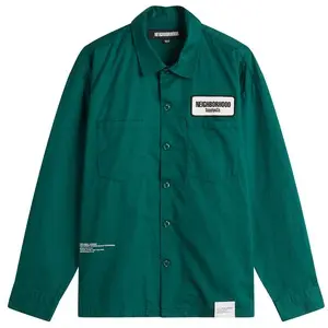 NEIGHBORHOOD Classic Long Sleeve Work Shirt 2 - Green