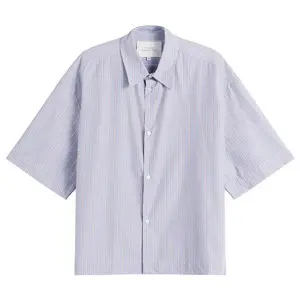 Studio Nicholson Sanko Boxy Shirt - Grey/brown