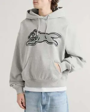 ICECREAM Half Tone Running Dog Popover Hood