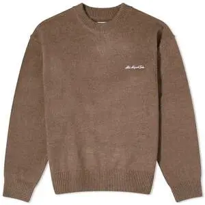 MKI MIYUKI ZOKU Mohair Blend Knit Jumper Sweatshirt - Brown