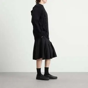 Comme Des Garçons Wool Structured Shorts