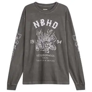 NEIGHBORHOOD Ls-14 Souvenir Long Sleeve T-shirt - Black