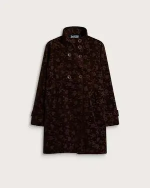 PAOLINA RUSSO Double Breasted Peacoat Jacket