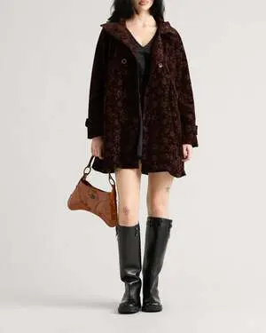PAOLINA RUSSO Double Breasted Peacoat Jacket