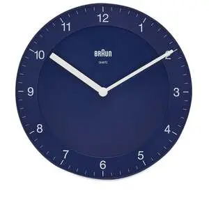 BRAUN Bc06 Wall Clock - Blue