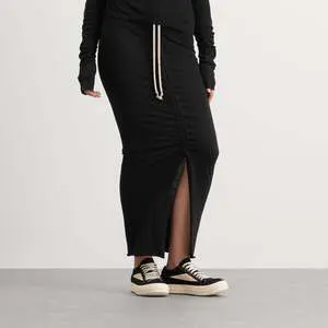 Rick Owens Soft Edfu Midi Skirt