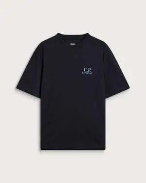 C.P. COMPANY Logo Print T-shirt - Total Eclipse
