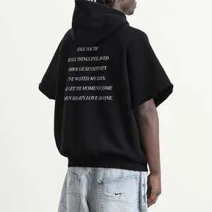 Balenciaga Cutaway Shorts Sleeve Hoodie
