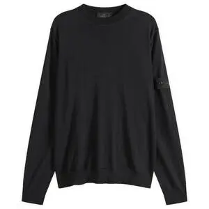 Stone Island Ghost Light Pure Wool Jumper - Black