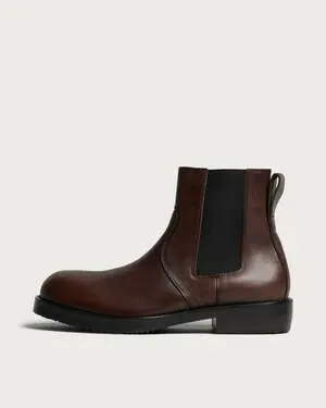 Dries Van Noten Leather Boots - Dark Brown