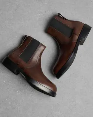 Dries Van Noten Leather Boots