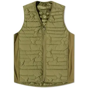 Y3 Classic Cloud Insulated Vest Jacket - Focus Olive