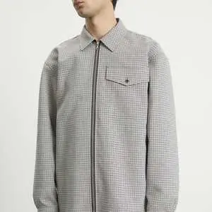 Dries Van Noten Double Faced Gingham Shirt Jacket