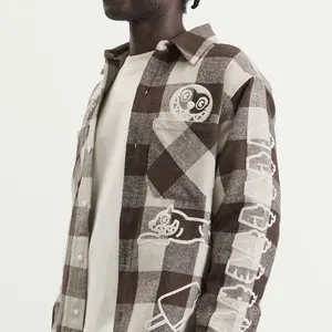 ICECREAM Multi Logo Check Ls Shirt