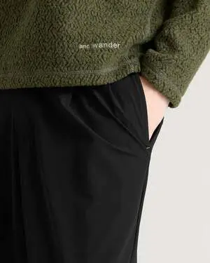 AND WANDER Light Cloth Wide Trousers