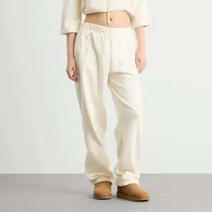 SKIMS Fleece Lounge Cargo Pants - Ecru