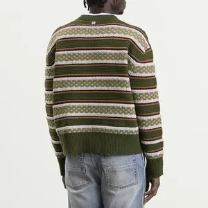 Amiri Western Logo Striped Sweater