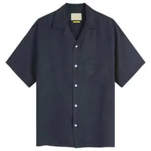 Portuguese Flannel Dogtown Vacation Shirt - Navy