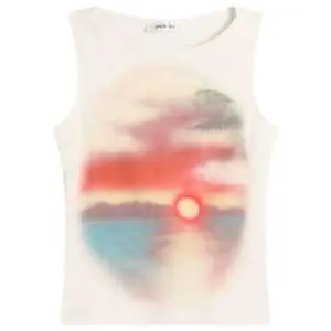 PEACHY DEN Souvenir Top