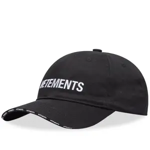 Vetements Logo Cap - Black