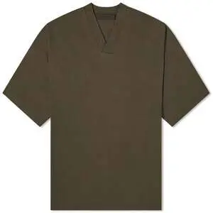 Fear Of God Spring Logo V-neck T-shirt - Ink