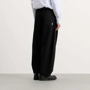 PORTER JAMES Dart-knee Pleated Trousers