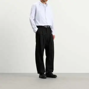 PORTER JAMES Dart-knee Pleated Trousers
