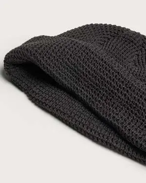 ROTOTO Waffle Watch Cap Beanie - Charcoal