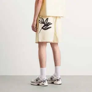 MKI MIYUKI ZOKU Washed Ink Flower Shorts Presented By