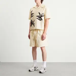 MKI MIYUKI ZOKU Washed Ink Flower Shorts Presented By