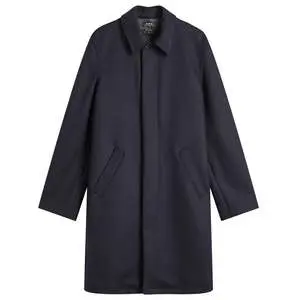A.p.c. Auster Wool Mac Jacket - Navy