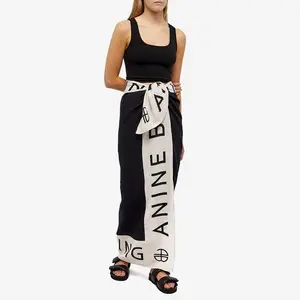 ANINE BING Praia Sarong Scarf | Cotton/eva | End Clothing - Multicolor