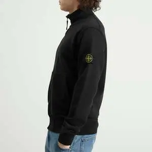 Stone Island Garment Dyed Full Zip Sweatshirt