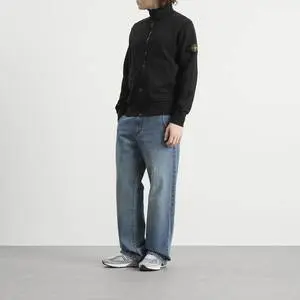 Stone Island Garment Dyed Full Zip Sweatshirt
