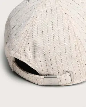 ABOUT:BLANK Monogram Pinstripe Cap