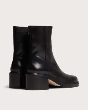 AeydĒ Teddy Block Heel Boots