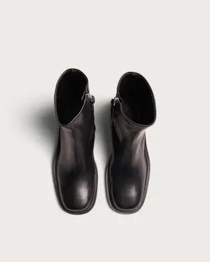 AeydĒ Teddy Block Heel Boots