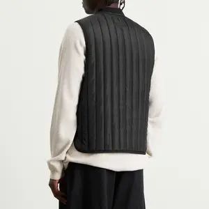FRIZMWORKS Stripe Quilted Mil Liner Vest Jacket