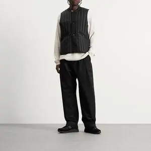 FRIZMWORKS Stripe Quilted Mil Liner Vest Jacket