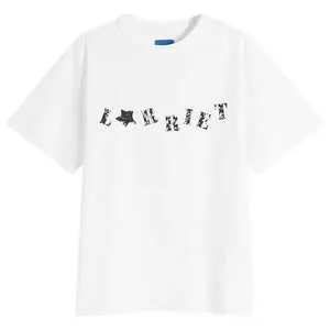 LARRIET Stencil T-shirt - White/black