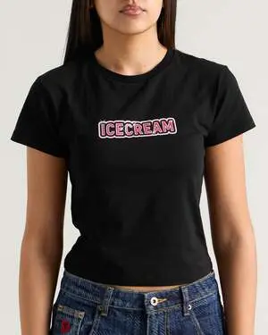 ICECREAM Glitter Baby T-shirt
