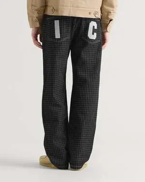 ICECREAM Ripstop Double Scoop Denim Pants